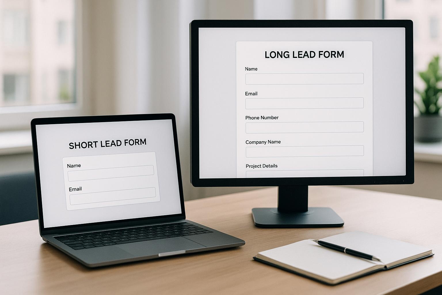 Short vs. Long Lead Forms: Which Works Better? - Cairde Designs
